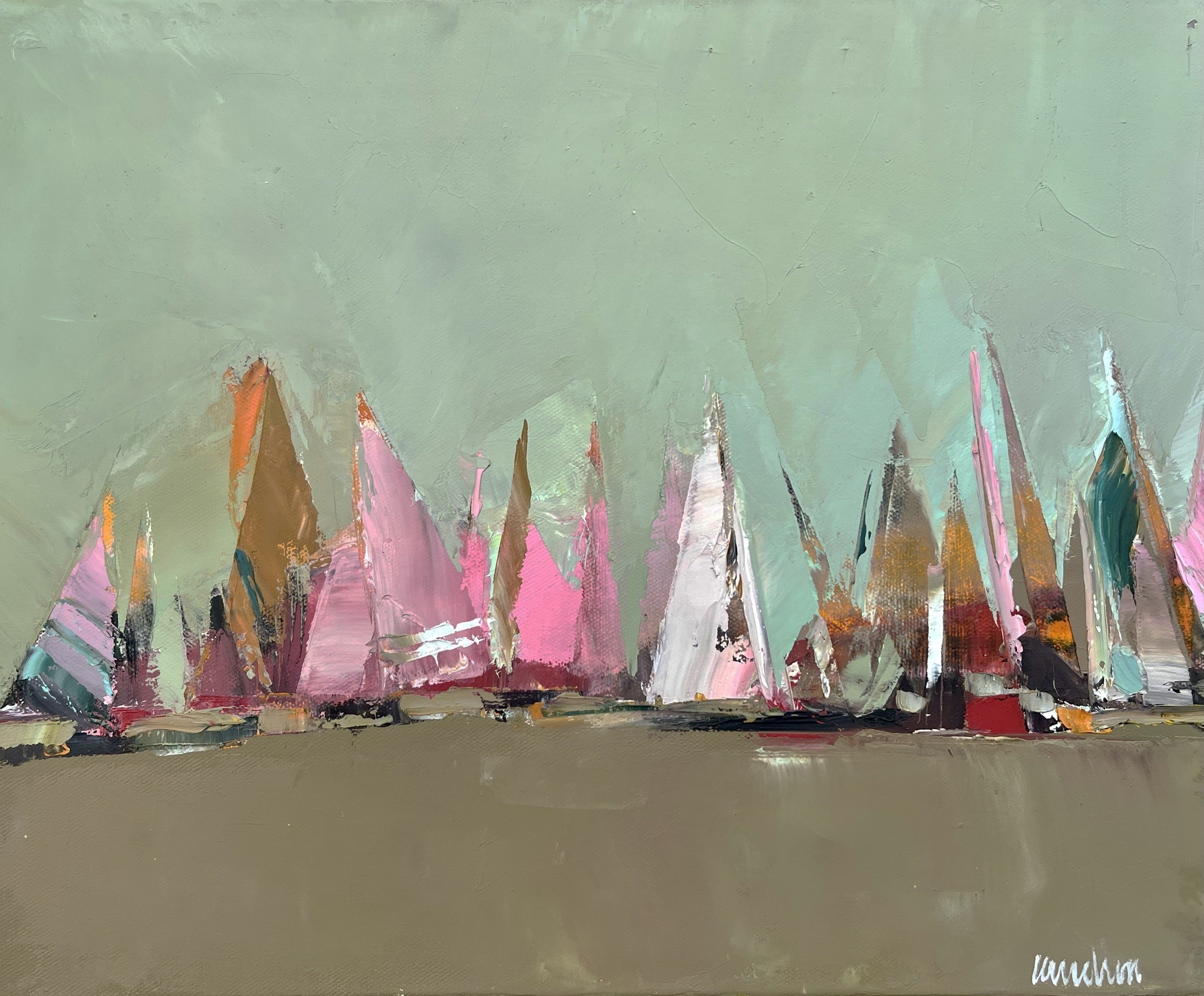 One minute before departure - Contemporary French Art – Galerie de Juliette