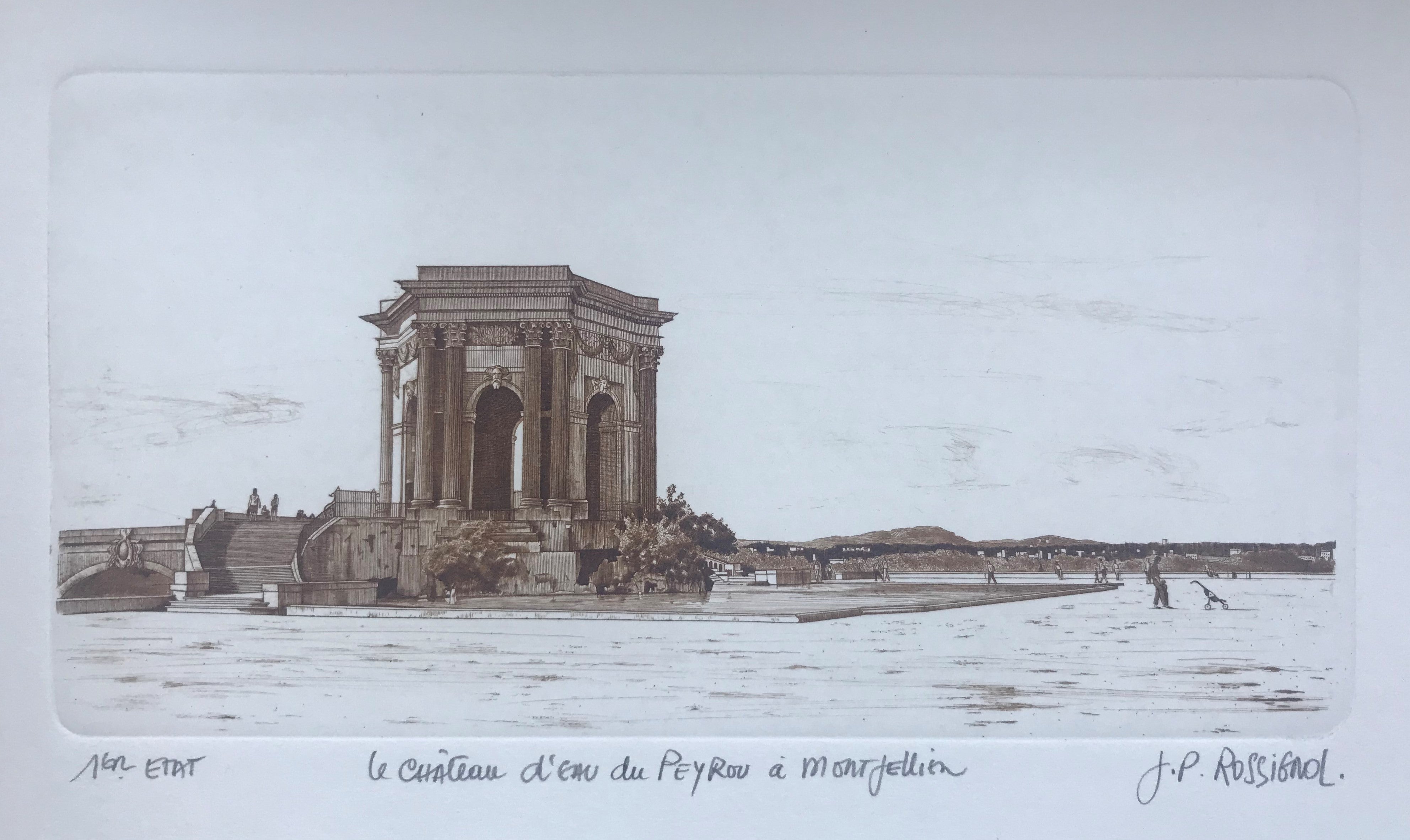 The Peyrou in Montpellier - Contemporary French Art – Galerie de Juliette